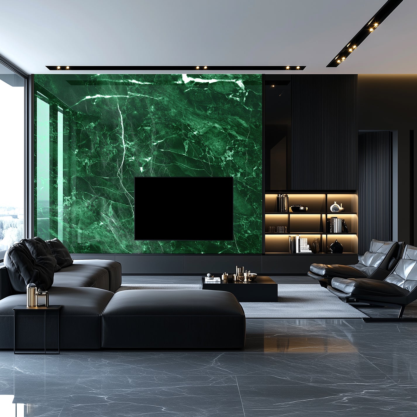 Malachite Marble Wall Panels – ARKdeko'