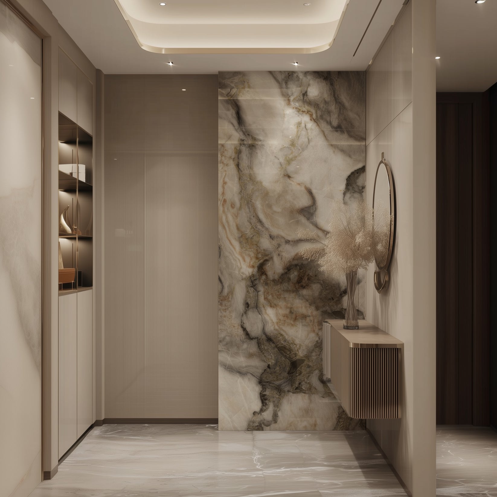 Alabaster Marble-Look Wall Panels | Luxury Alabaster Accent Walls for ...