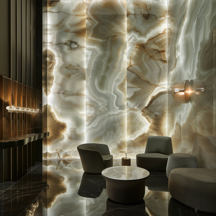 Backlit Marble Artwork Panels – ARKdeko'